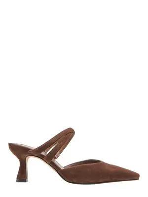 DOLCEVITA LINORE Criss-Cross Mule Dk Brown Suede