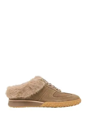 DOLCEVITA Izzey Plush Sneakers - Olive Suede