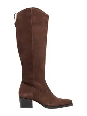 DOLCEVITA Virona H2o Wide Calf Boots - Dk Brown Suede