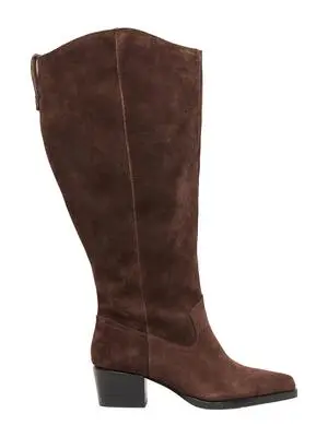 DOLCEVITA Virona H2o Extra Wide Calf Boots - Dk Brown Suede