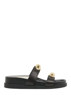 DOLCEVITA Satine Strappy Sandals - Black Leather