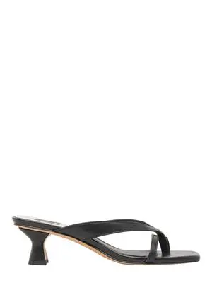 DOLCEVITA Brevel Heeled Sandals - Onyx Leather