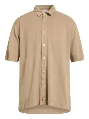 DANIELE FIESOLI Selezione Shirt Camel Size Cotton, Silk - Beige
