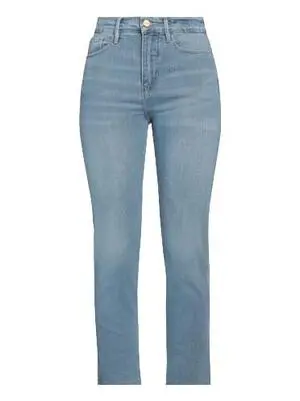 FRAME Jeans With Raw-cut Hem - Blue