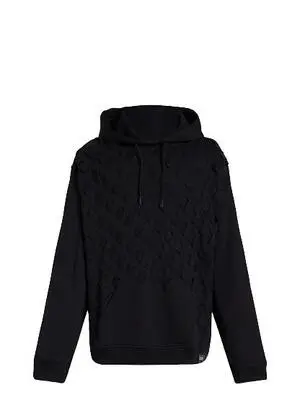 Versace Hooded Sweatshirt With Logo - Black