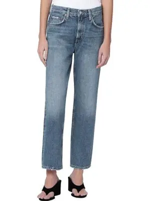 AGOLDE Valen Straight-leg Jeans - Blue