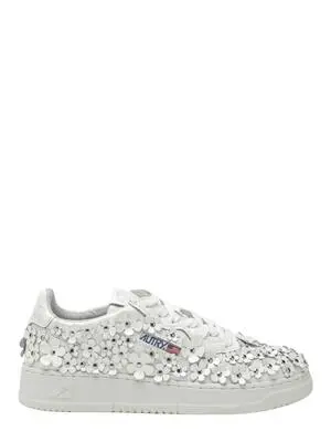AUTRY Medalist Blooming Leather Sneakers