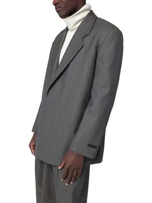 Fear Of God Single-breasted Virgin Wool Blazer - Grey