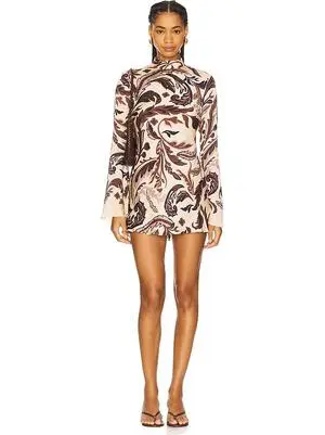 Hemant & Nandita Mini Dress - Eggshell