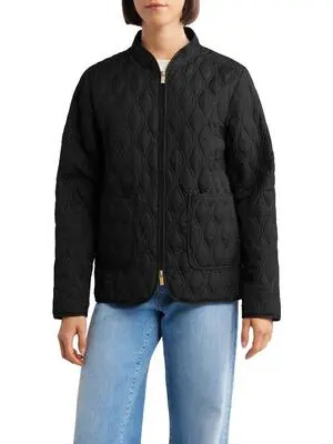 ILSE JACOBSEN Aros 06 Quilted Jacket - Black