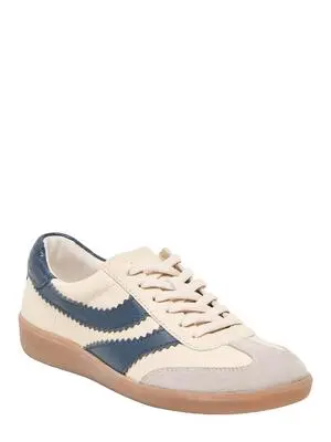 Dolce Vita Merit Low Top Sneakers - White/navy Leather