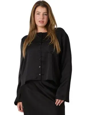 BY TESS COLLECTION Olivia Blouse - Black