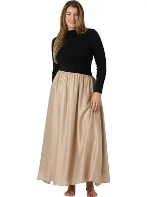 BY TESS COLLECTION Emme Maxi Dress Black/beige