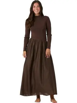 BY TESS COLLECTION Emme Maxi Dress Brown