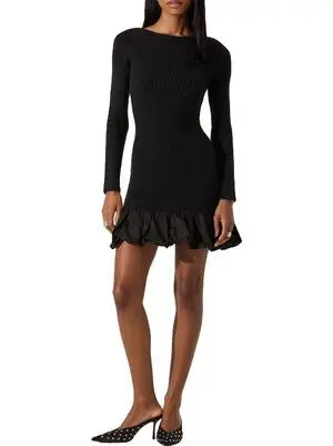 ASTR THE LABEL Carlene Long Sleeve Mini Dress