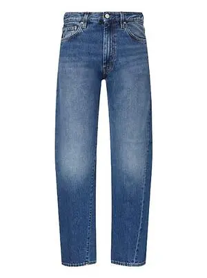 TOTEME Twisted Seam Straight-leg Denim Jeans - Washed Blue