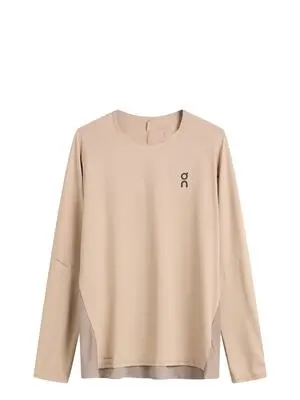 On Performance Long Sleeve T-shirt - Desert/cinder