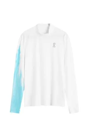 On Pace Long-sleeve T-shirt - White/horizon