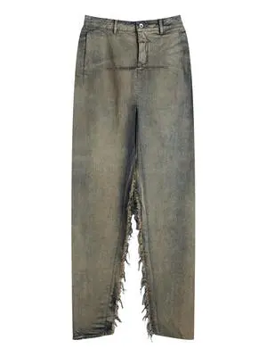 RICK OWENS Rick Owens Denim Sliced Maxi Skirt