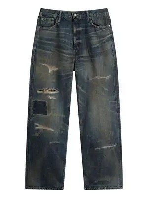 NEIGHBORHOOD Straight Leg Savage Selvedge Denim Jeans - Indigo