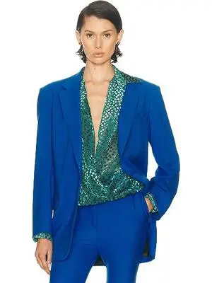 Dries Van Noten Basti Jacket - Blue