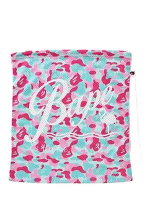 A BATHING APE Knapsack - Pink/blue