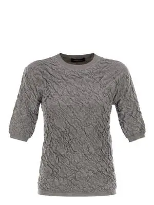 FABIANA FILIPPI Slim-Fit Embossed Jumper