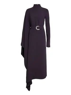 TALLER MARMO Crepe Tanning Kaftan - Black