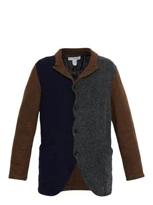 Comme Des Garçons Wool Cardigan - Multicolour