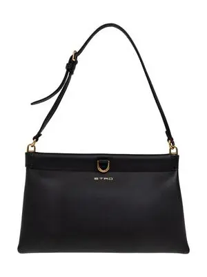 Etro Mini Talk Shoulder Bag Black