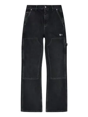 Off-White Logo Jeans - Black