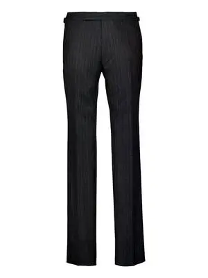 TOM FORD Pinstripe Tailored Trousers - Black
