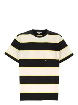 Alexander McQueen Striped Pocket T-shirt - Black