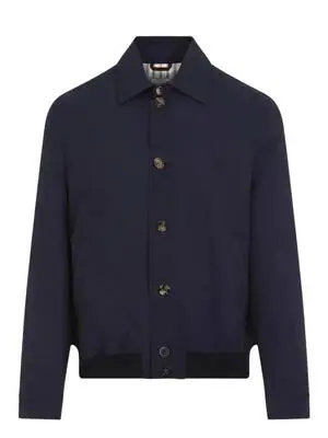 Brunello Cucinelli Button-up Shirt Jacket - Blue