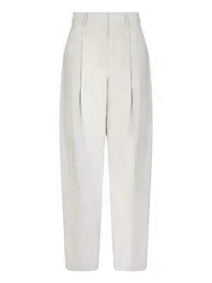 Giorgio Armani Pleated Tailored Trousers - Grey