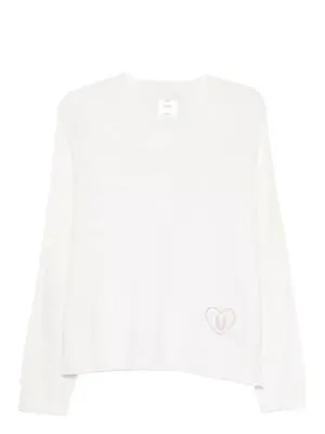 Liu Jo Boat-neck Sweater - White