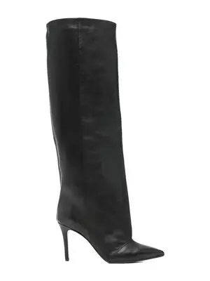 FABIO RUSCONI Nataly Heeled Boots - Black