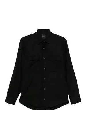 XACUS Virgin Wool Shirt - Black