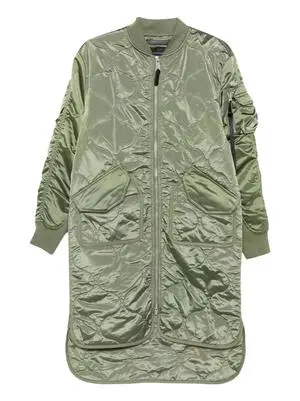 Alpha Industries Quilted Zip-up Jacket - Green