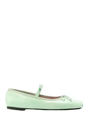 Vivetta Bow-Detail Ballet Flats Green