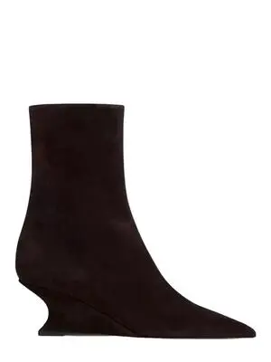 Paris Texas 50mm Nina Suede Ankle Boots - Brown