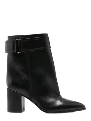 LELLA BALDI Buckled Ankle Boots