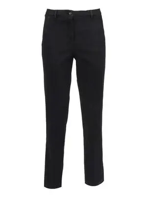 BRIGLIA 1949 Buttoned Trousers - Black