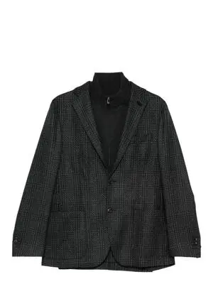 Corneliani Single-breasted Blazer - Black