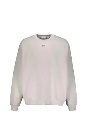 Off-White Printed Long Sleeve Sweatshirt - Neutrals