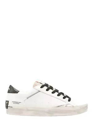 CRIME LONDON Leather Sneakers - White