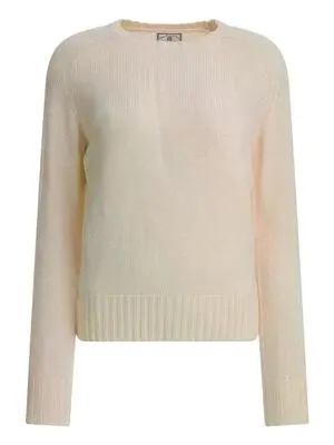 INES DE LA FRESSANGE PARIS Ribbed Knit Sweater - Neutrals
