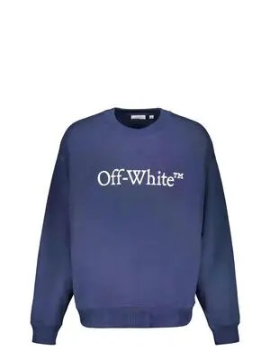 Off-White Printed Sweatshirt - Blue