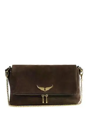 Zadig&Voltaire Rocky Ii Wings-detail Satchel Bag - Brown