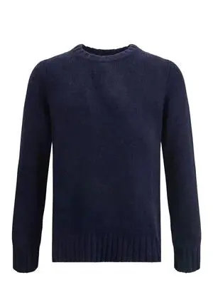 ARAGONA Crew-neck Sweater - Blue